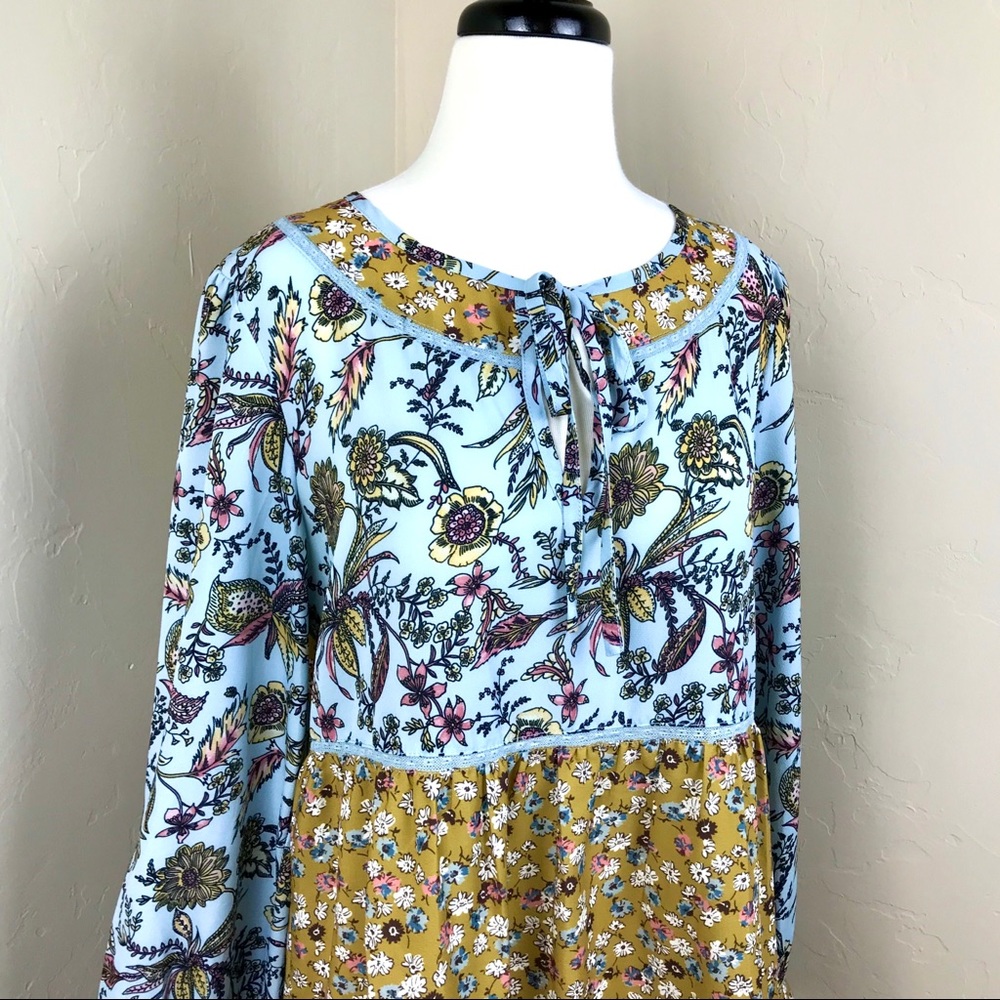 Suzanne Betro Mixed Print Tunic - Gem
